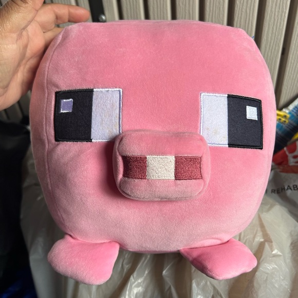 mojang | Toys | Minecraft Mojang Piggy Soft Plush Collectible Large ...